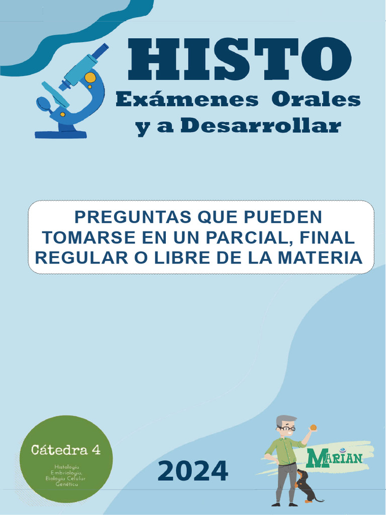 Preguntas para Un Oral y A Desarrollar de Histo 2024 | PDF | Músculo | Ciclo menstrual