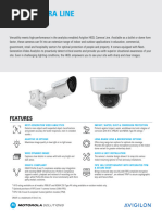 Avigilon h6sl Datasheet | PDF | Frame Rate | Camera Lens