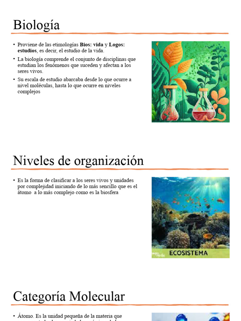 Conceptos Básicos de La Biologia | PDF | Biología Celular) | Organismos