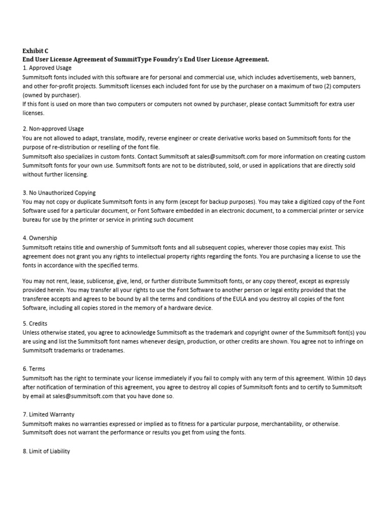 SSC_EULA_English | PDF | License | Computing