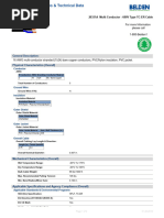 1.7 Belden 8760 Data Sheet | PDF | Wire | Electrical Conductor
