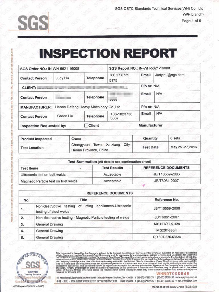 sgs-third-party-test-report-about-dafang-crane | PDF