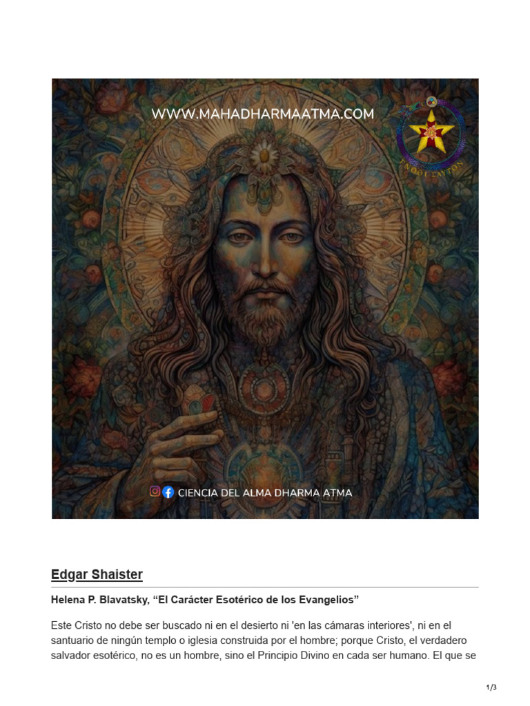 Consciencia Cristica | PDF | Cristo (título) | Jesús