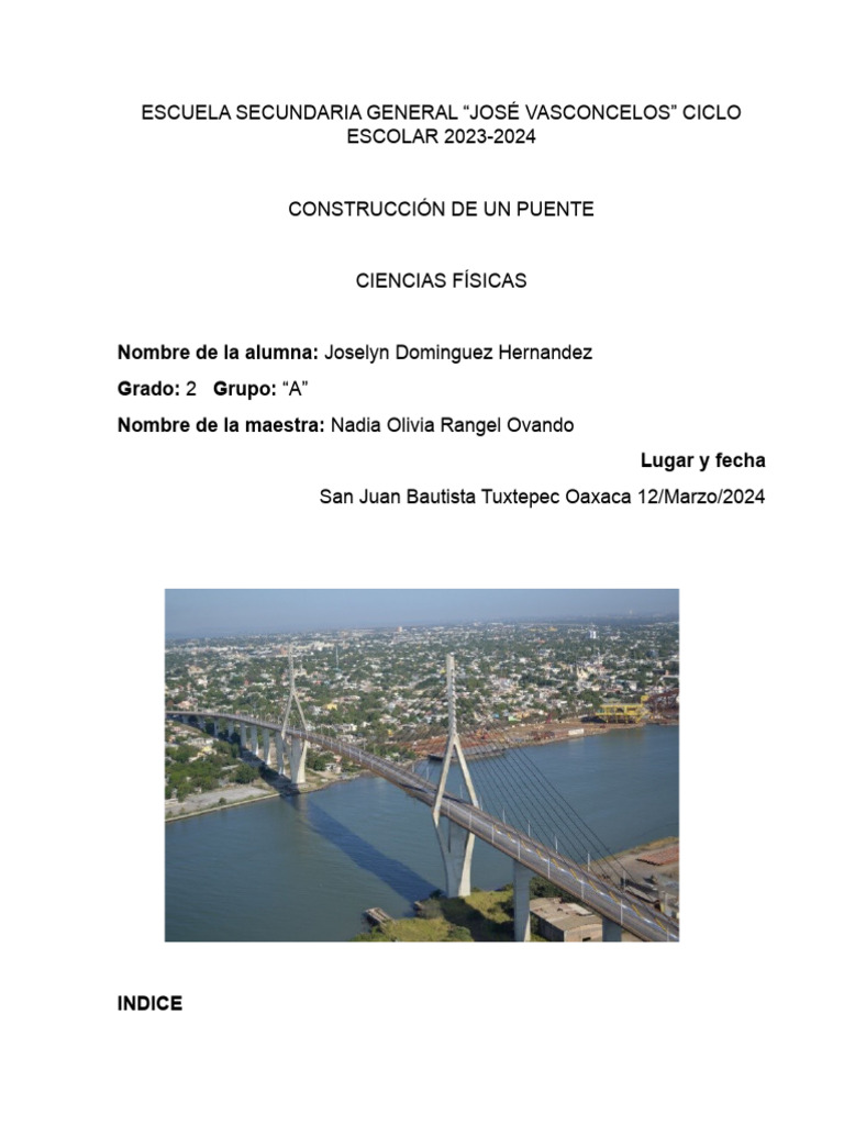 Ciencias Fisica | PDF | Puente | Hormigón