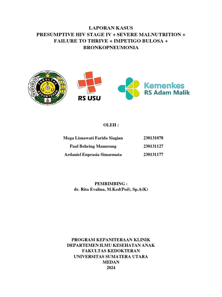 Laporan Kasus HIV | PDF | Pengembangan Diri | Sains & Matematika