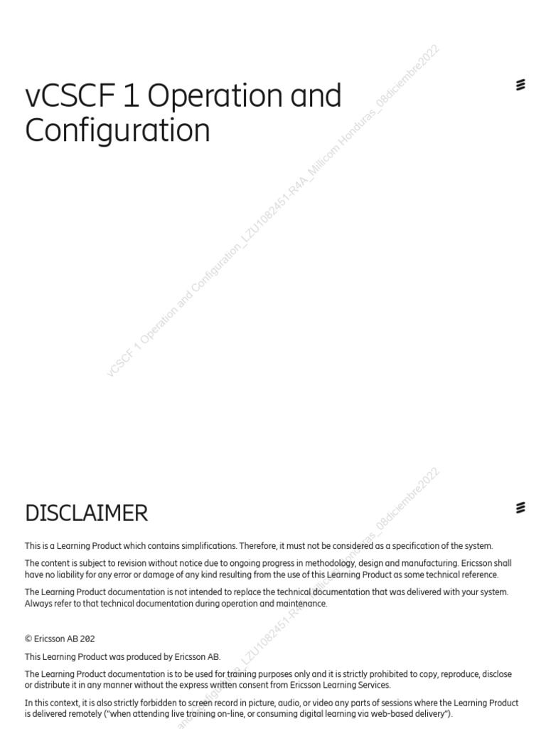 VCSCF - Student Book | PDF | Ip Multimedia Subsystem | Computer Science