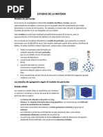 Modelo Cinético Corpuscular | PDF