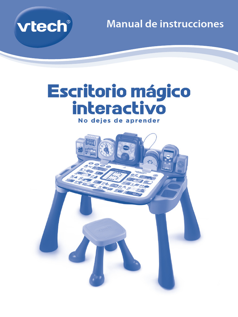 VTech Manual de Instrucciones Escritorio Magico Interactivo 540922 ...