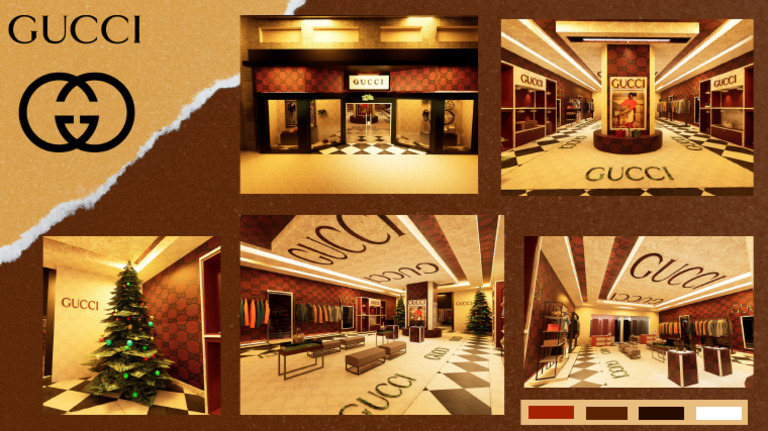 Render Tienda Gucci Moodboard | PDF