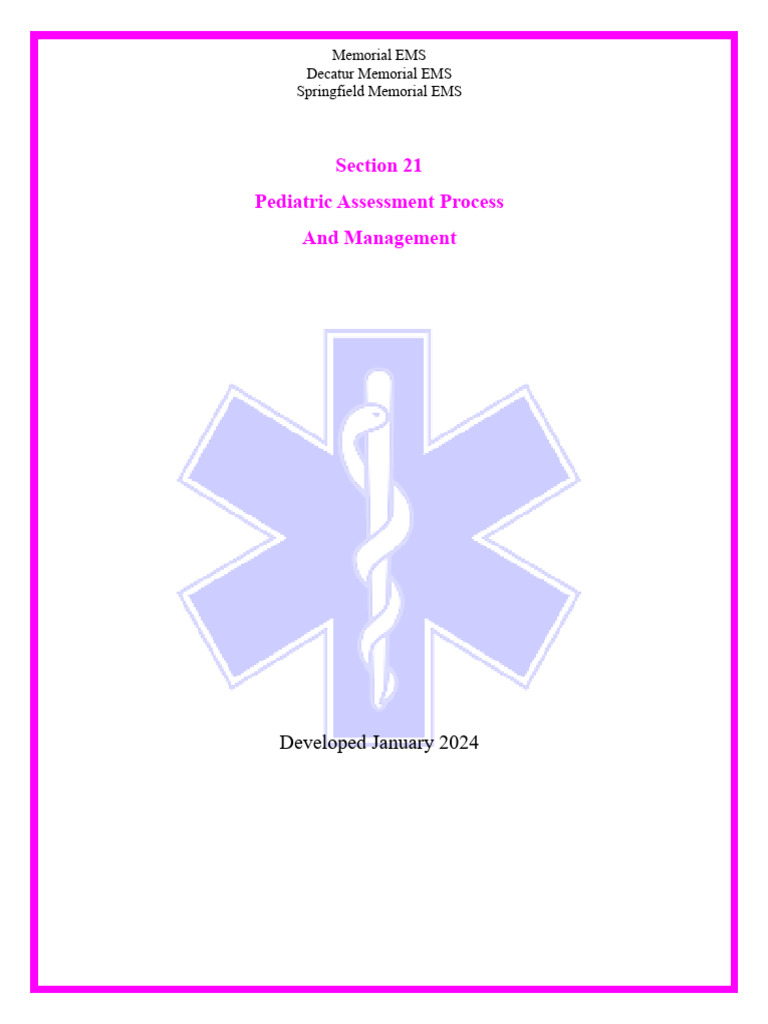 Pediatric Assessment and TICLS Mnemonic | PDF | Intravenous Therapy ...