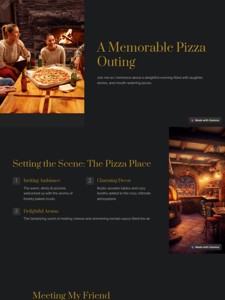 A Memorable Pizza Outing | PDF | Pizza | Cuisine