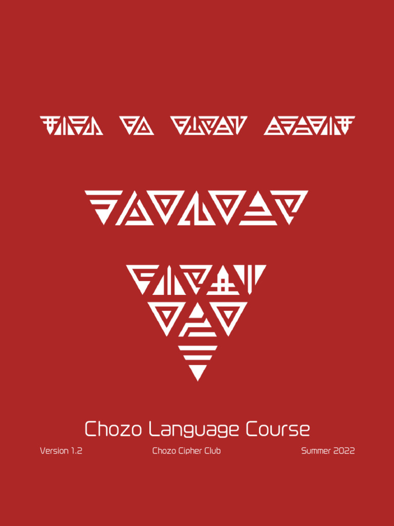 Chozocourse1 2 | PDF | Syllable | Consonant