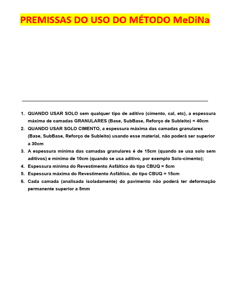 PREMISSAS DO USO DO MÉTODO MeDiNa e CBR | PDF | Engenharia Estrutural | Natureza