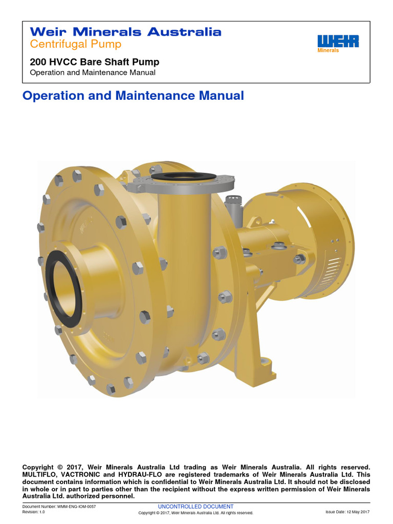 Weir Minerals | PDF | Safety | Pump