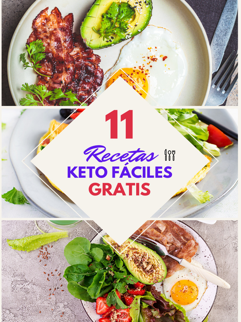 11 Recetas Keto Fáciles y Gratis | PDF | Cocinando | Dieta