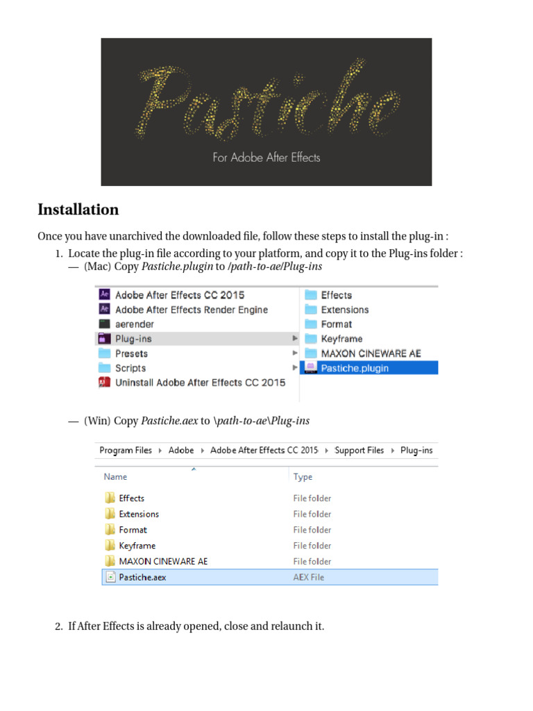 Pastiche 1.3 Installation | PDF | Computers