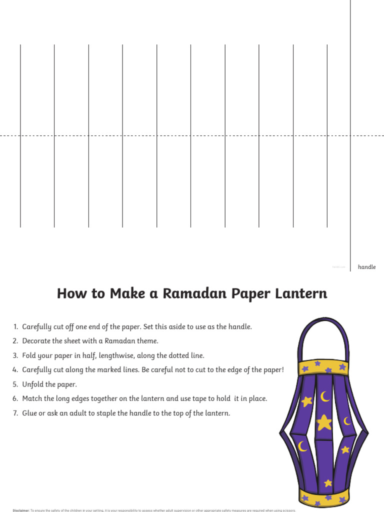 T Re 357 Ramadan Lantern Paper Craft Ver 1 | PDF