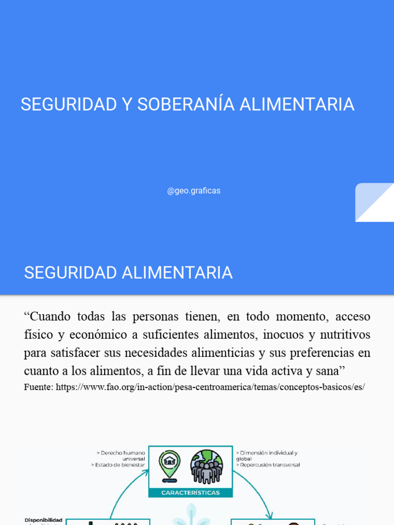 Seguridad y Soberanía Alimentaria | PDF | Seguridad alimentaria | Alimentos