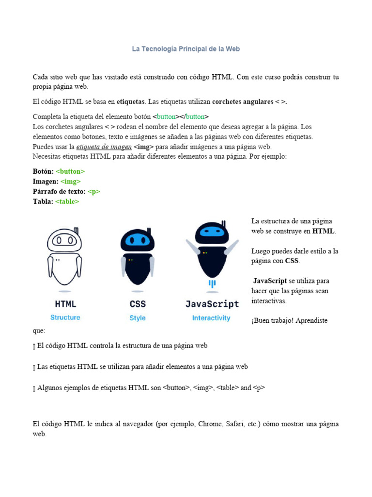 HTML Solo Learn | PDF | Hipervínculo | HTML