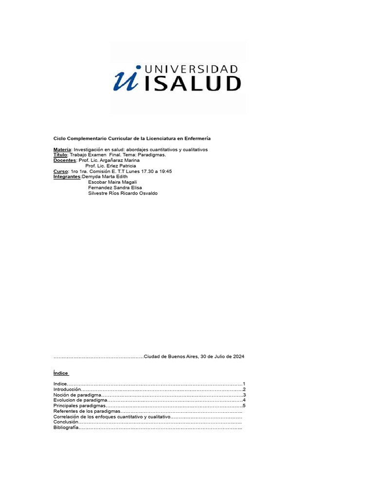TP Final | PDF | Método científico | Teoría