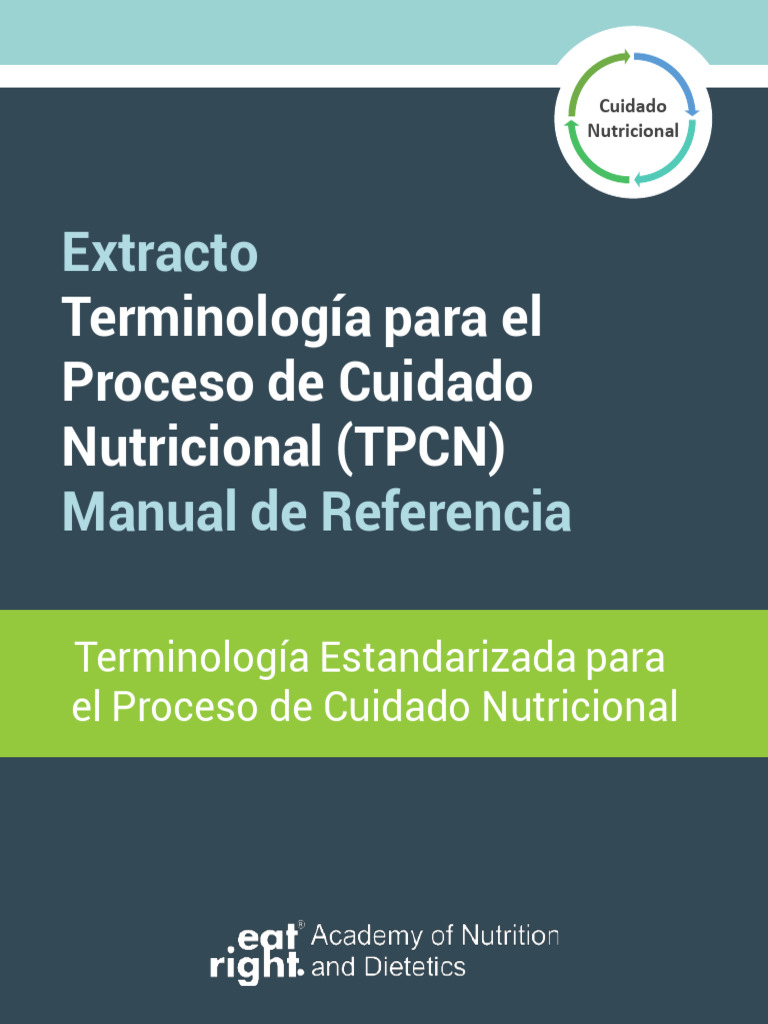 Terminología para El Proceso de Cuidado Nutricional (TPCN) | PDF | Índice de masa corporal | Lípido