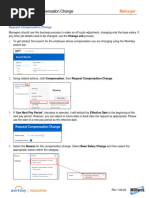 Hexcel S Workday User Manual Compensation | PDF | Salary | Employment