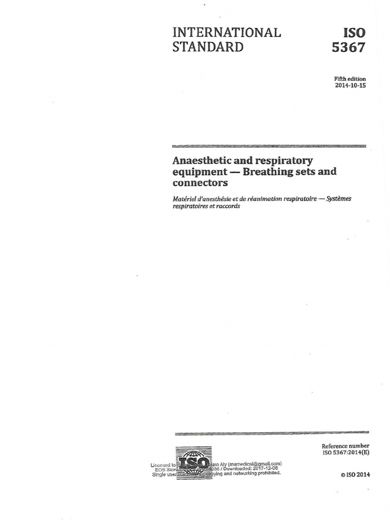 ISO5367-2014 | PDF | International Organization For Standardization