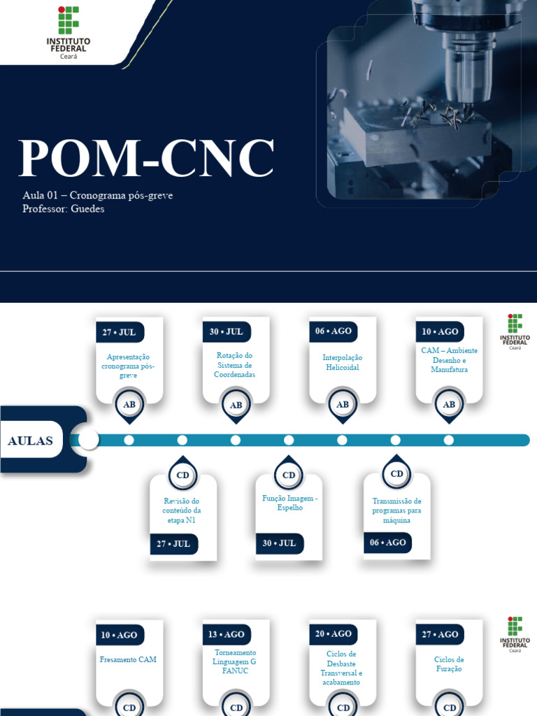 Aula 01 - Cronograma Pós-Greve - S3 | PDF