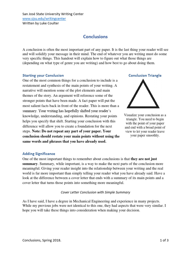 Conclusions | PDF | Cognitive Science | Human Communication