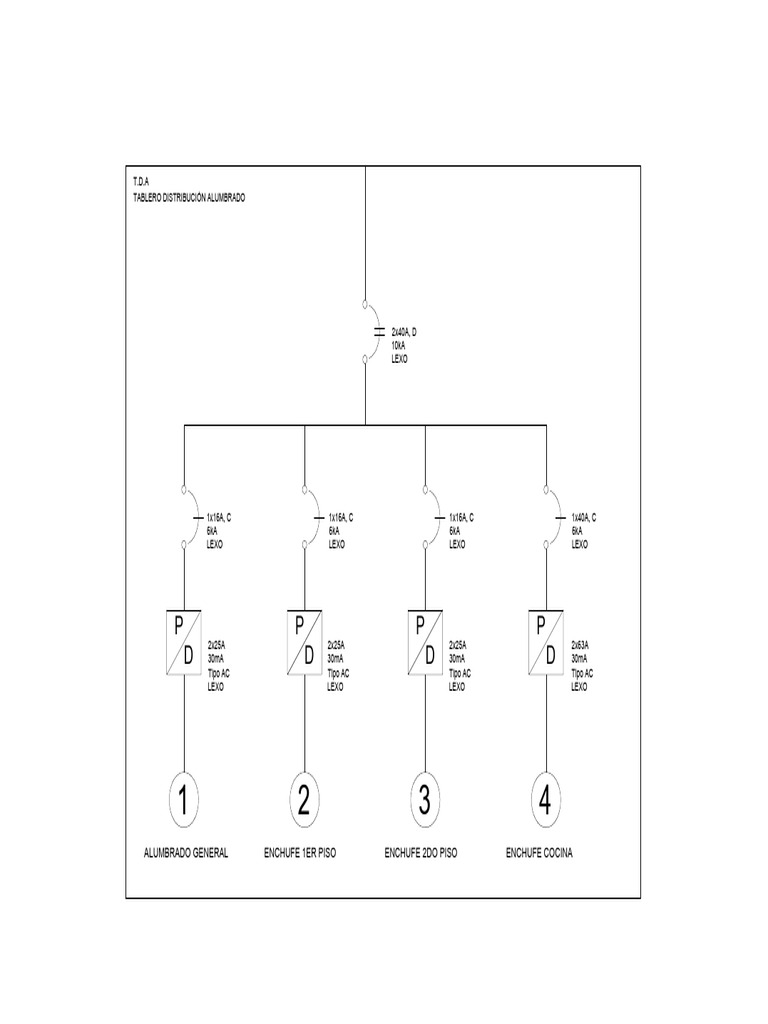 Diagrama Unilineal | PDF