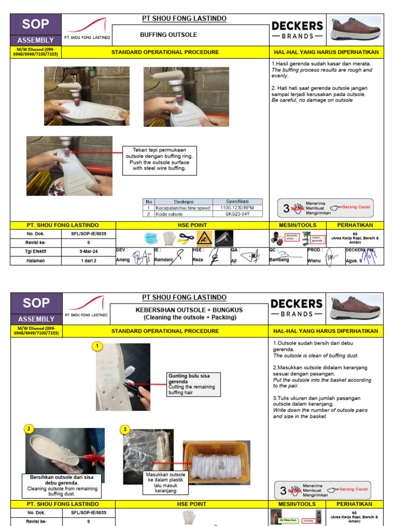 Sop Buffing Po.6948+6949 | PDF