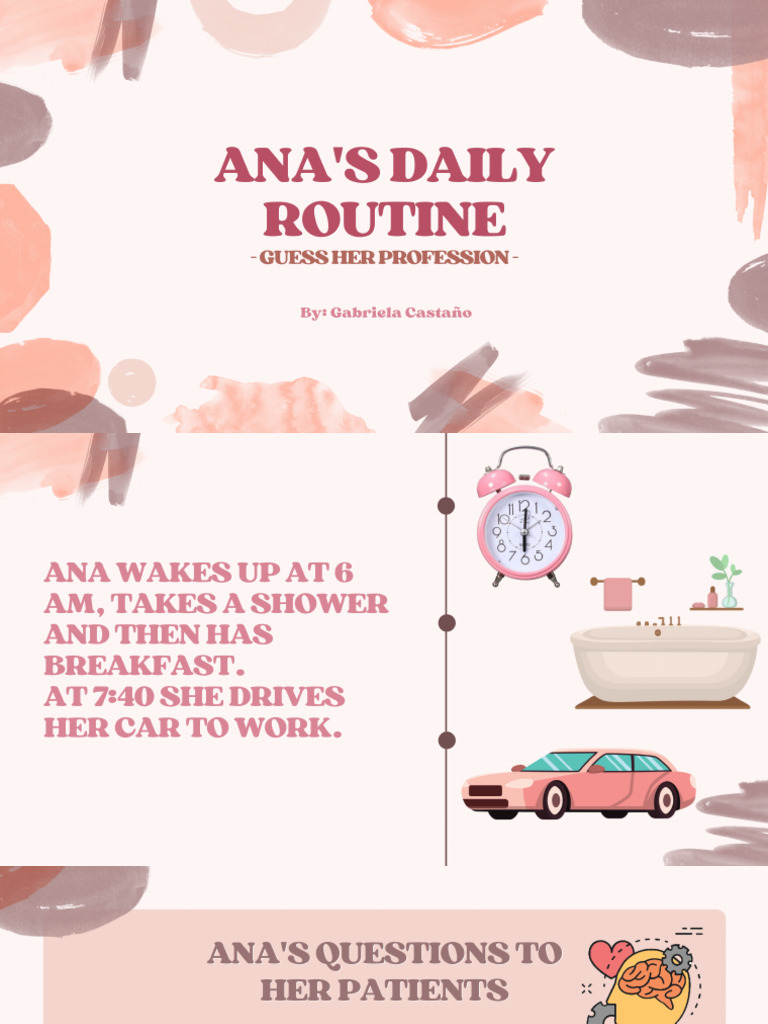 Ana's Daily Routine 2. | PDF