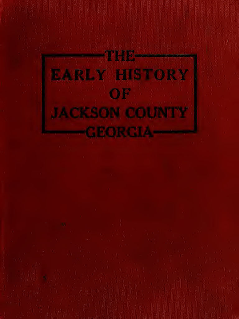 The Early History of Jackson County Georgia | PDF | Cherokee | Muscogee