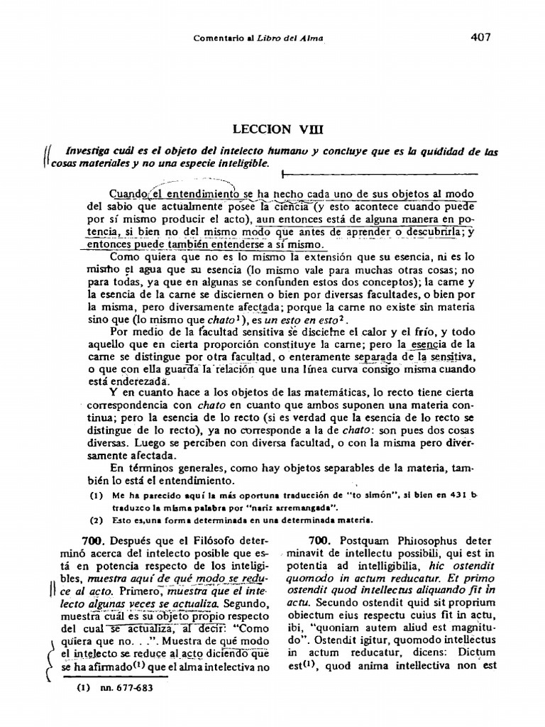 Comentario Al Libro Del Alma de Aristoteles - Santo Tomás de Aquino III ... Comentario Al Libro Del Alma de Aristoteles - Santo Tomás de Aquino III ...
