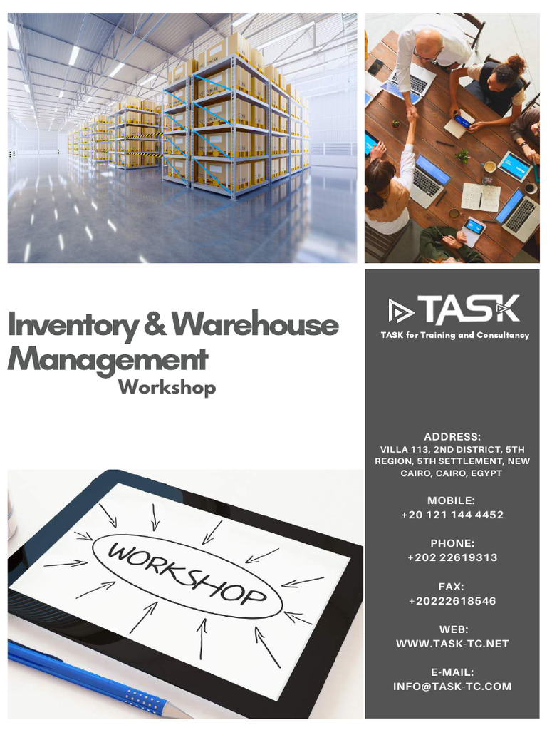 Inventory & Warehouse Management Workshop-compressed | PDF | Inventory | Warehouse