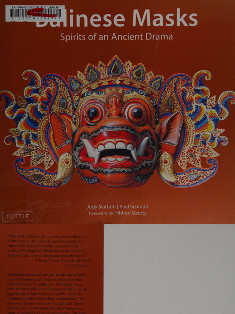 Balinese Masks_ Spirits of an Ancient Drama -- Slattum, Judy; Schraub ...