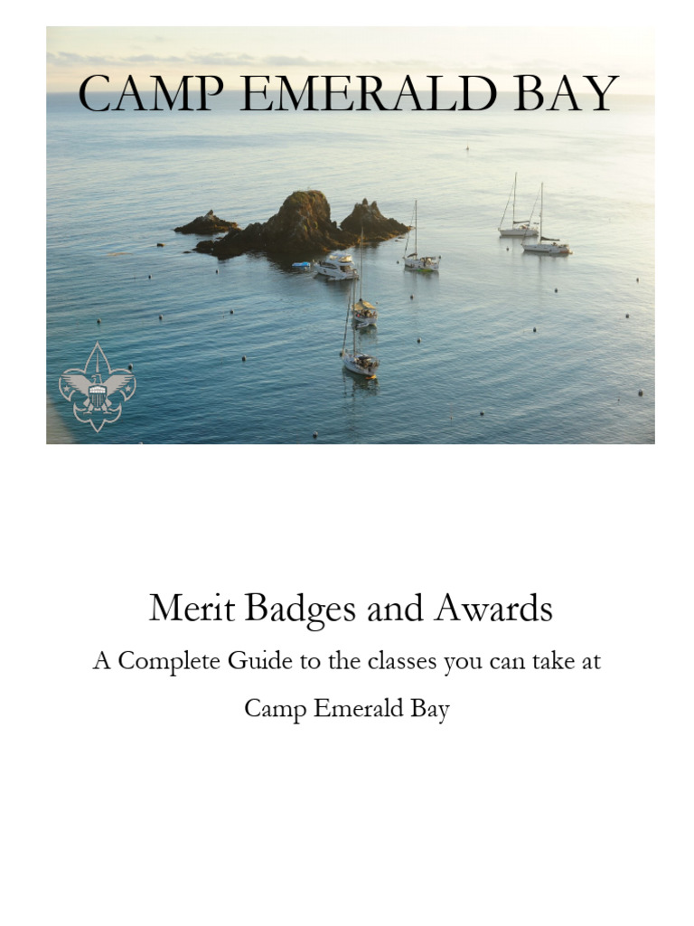 Camp Emerald Bay Merit Badge Guide | PDF | Boy Scouts Of America ...