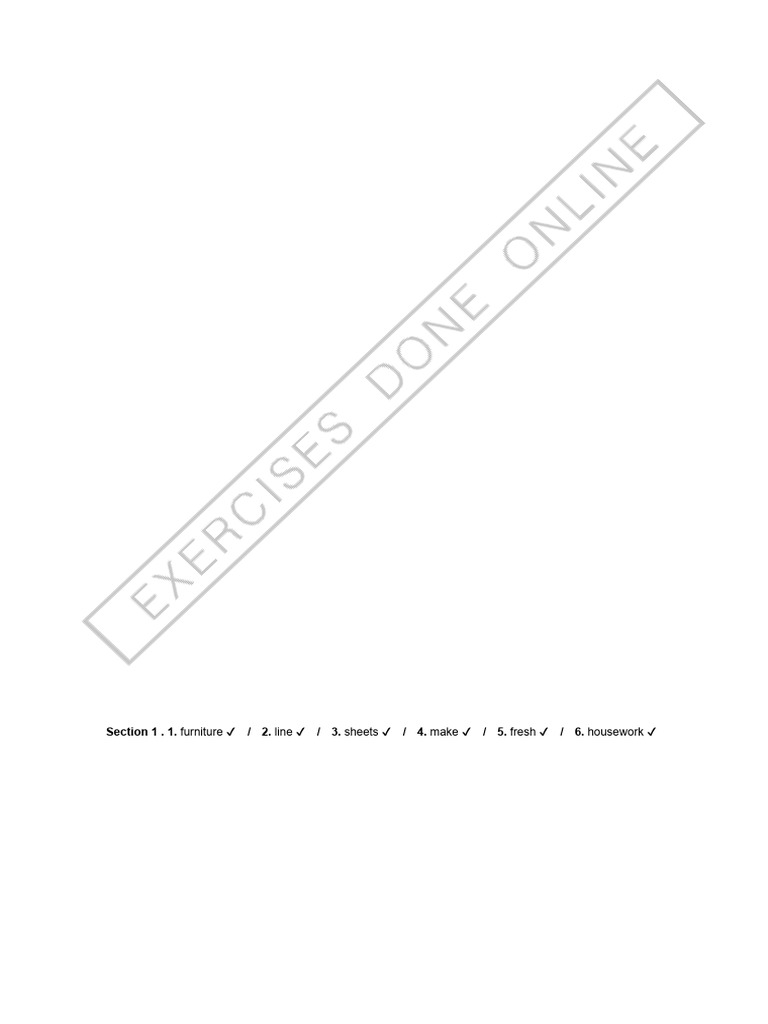 8 Lesson 6 - Exercises | PDF