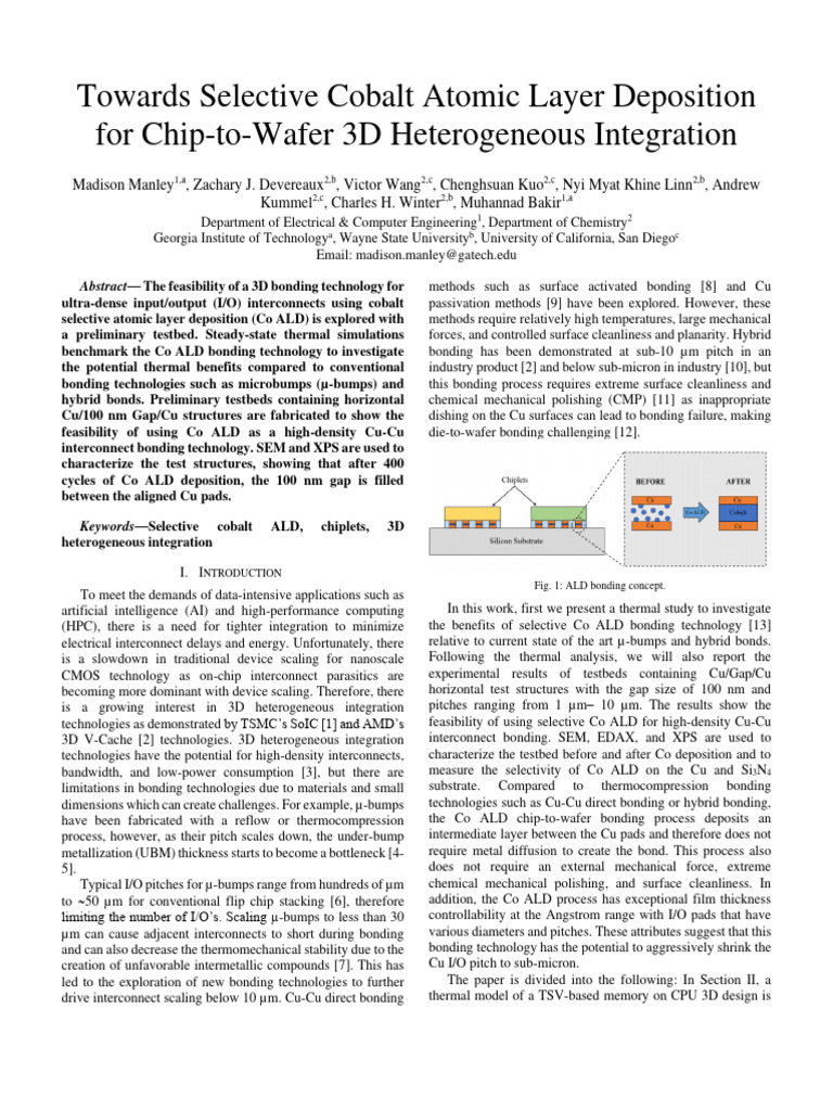 MManley ECTC 2023 Final Paper V2 | PDF | Integrated Circuit | Semiconductor Device Fabrication