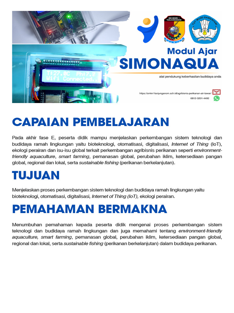 Modul Dan Jobsheet Iot | PDF