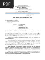 AOM Response Guidelines for COA Audit | PDF | Audit | Business