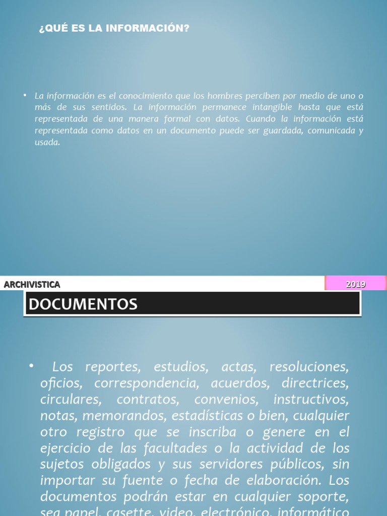 QUE ES UN DOCUMENTO Y SOPORTES | Descargar gratis PDF | Archivo ...