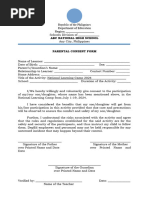 NLC Parental Consent Form Learning Camp Registration Template | PDF ...
