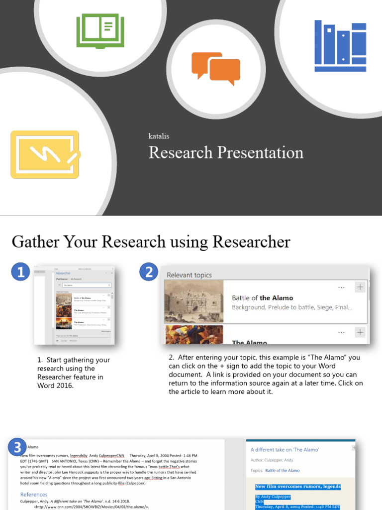 Effective Research Presentation Tips | PDF