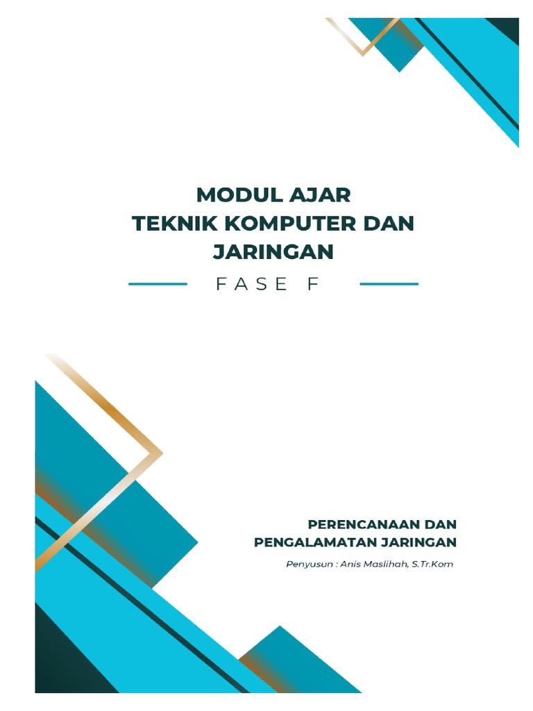 Modul Ajar Perencanaan Dan Pengalamatan Jaringan (TKJ) | PDF