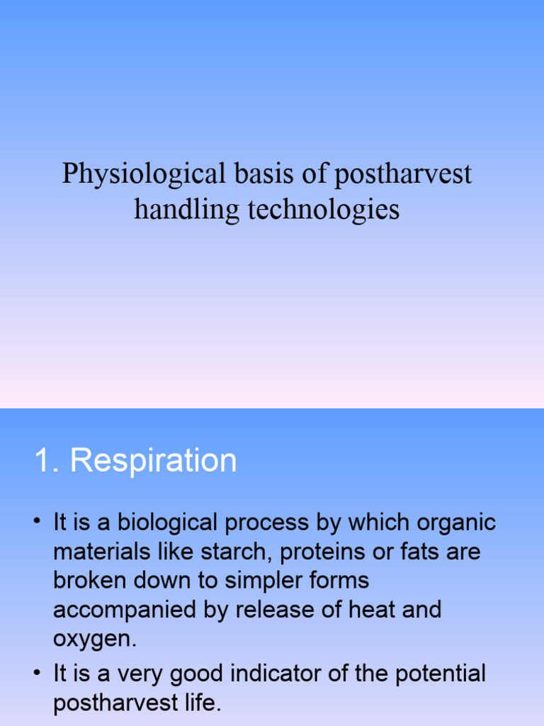 POSTHARVEST 2c | PDF | Plants | Botany
