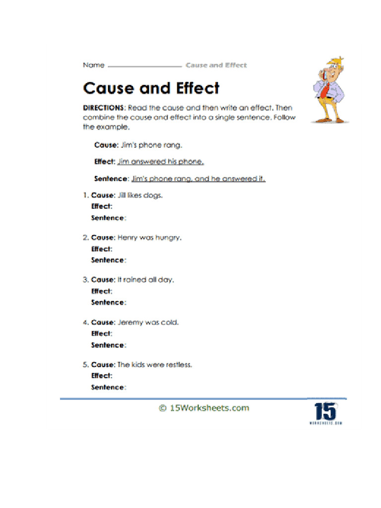 Worksheet Cause and Effect | PDF
