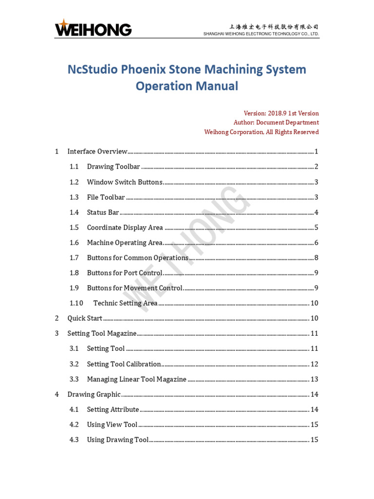 NcStudio Phoenix Stone Machining System Operation Manual-R1 | PDF | Ellipse | Tangent