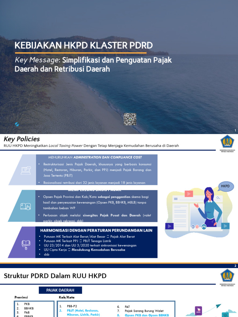 Kebijakan Simplifikasi Dan Penguatan PDRD | PDF