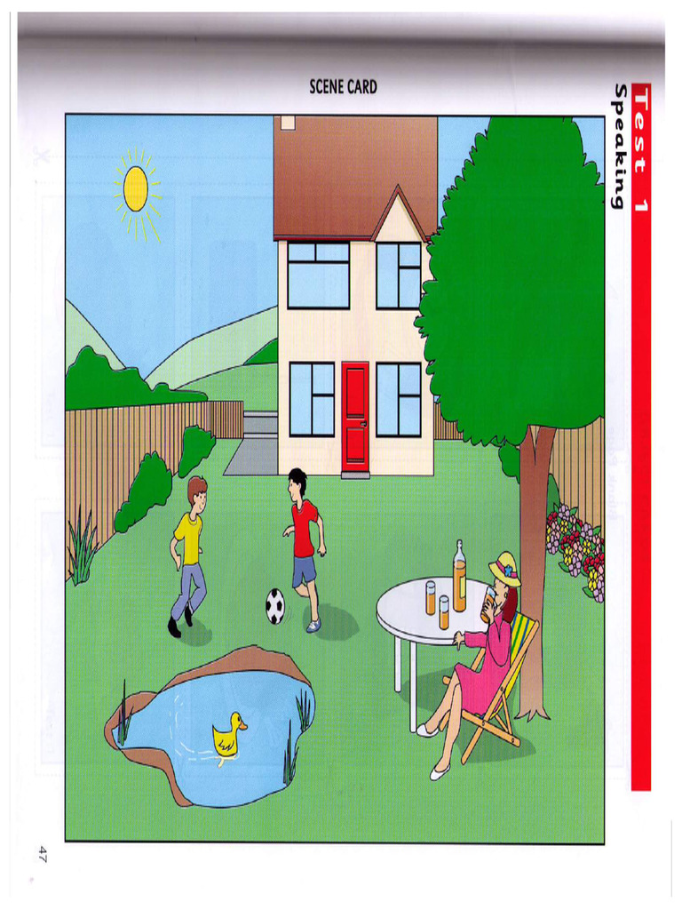 Speaking Test (Picture Description) | PDF